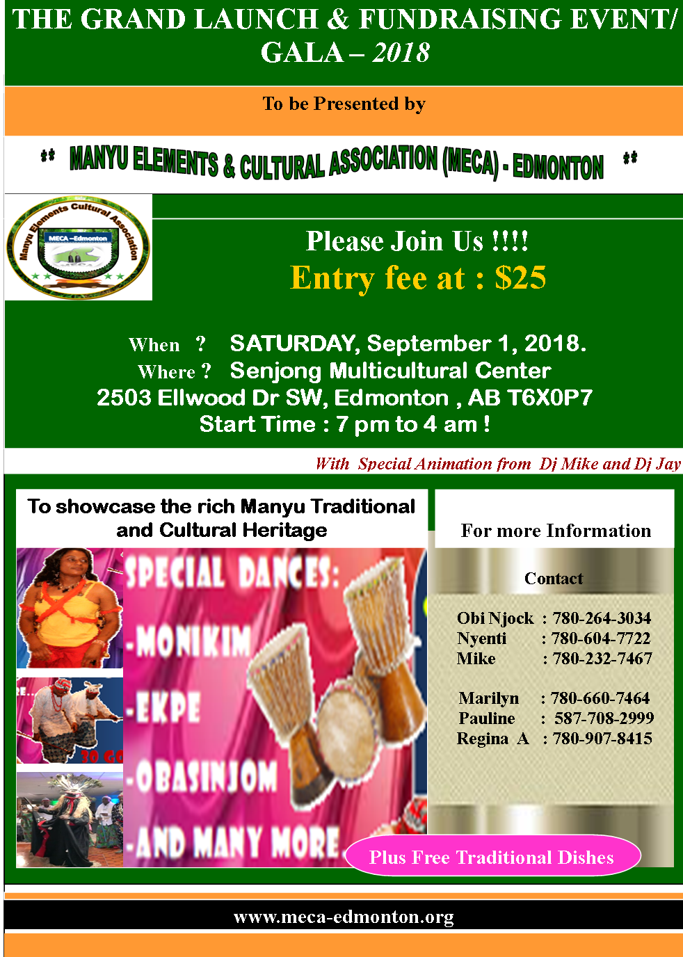 MECA Edmonton - Upcoming Events